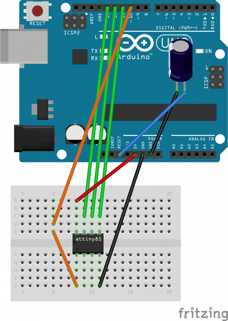 Programar Attiny85 Attiny45 Usando Arduino Uno Alfonso Jiménez